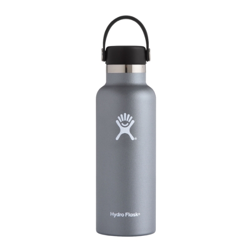 Hydro Flask Standard Mouth 18 oz / 532 ml Graphite - Kloppers Sport